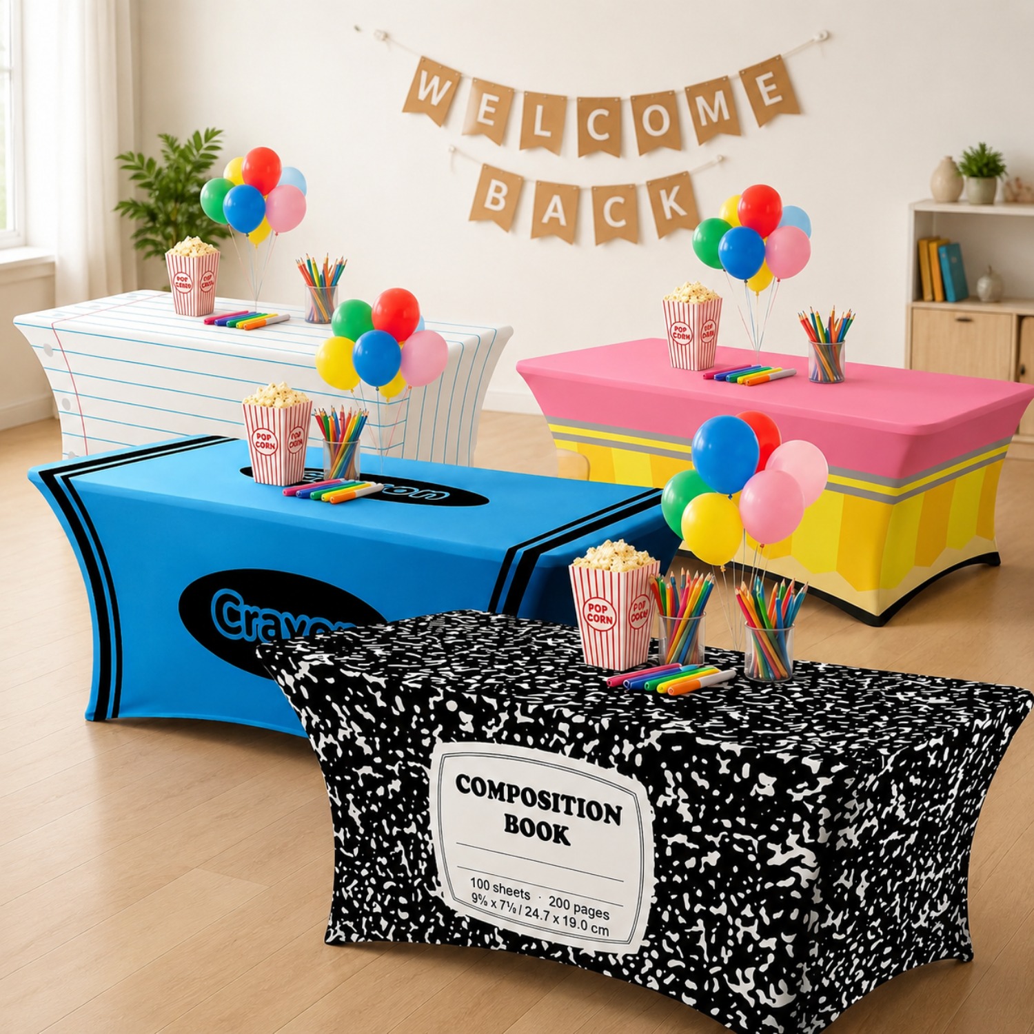 stretch table covers sold on Temu United States