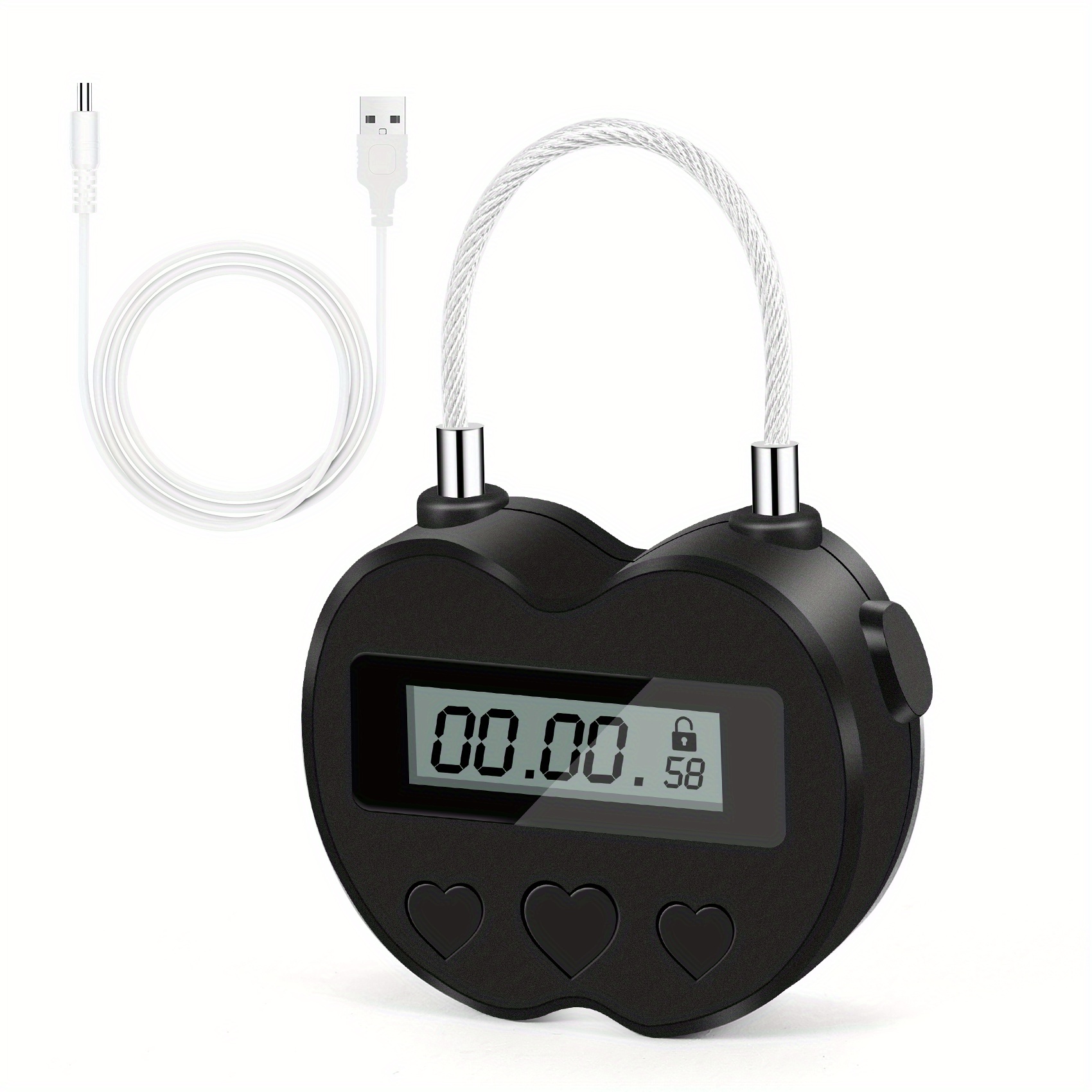 lock with timer sold on Temu United States