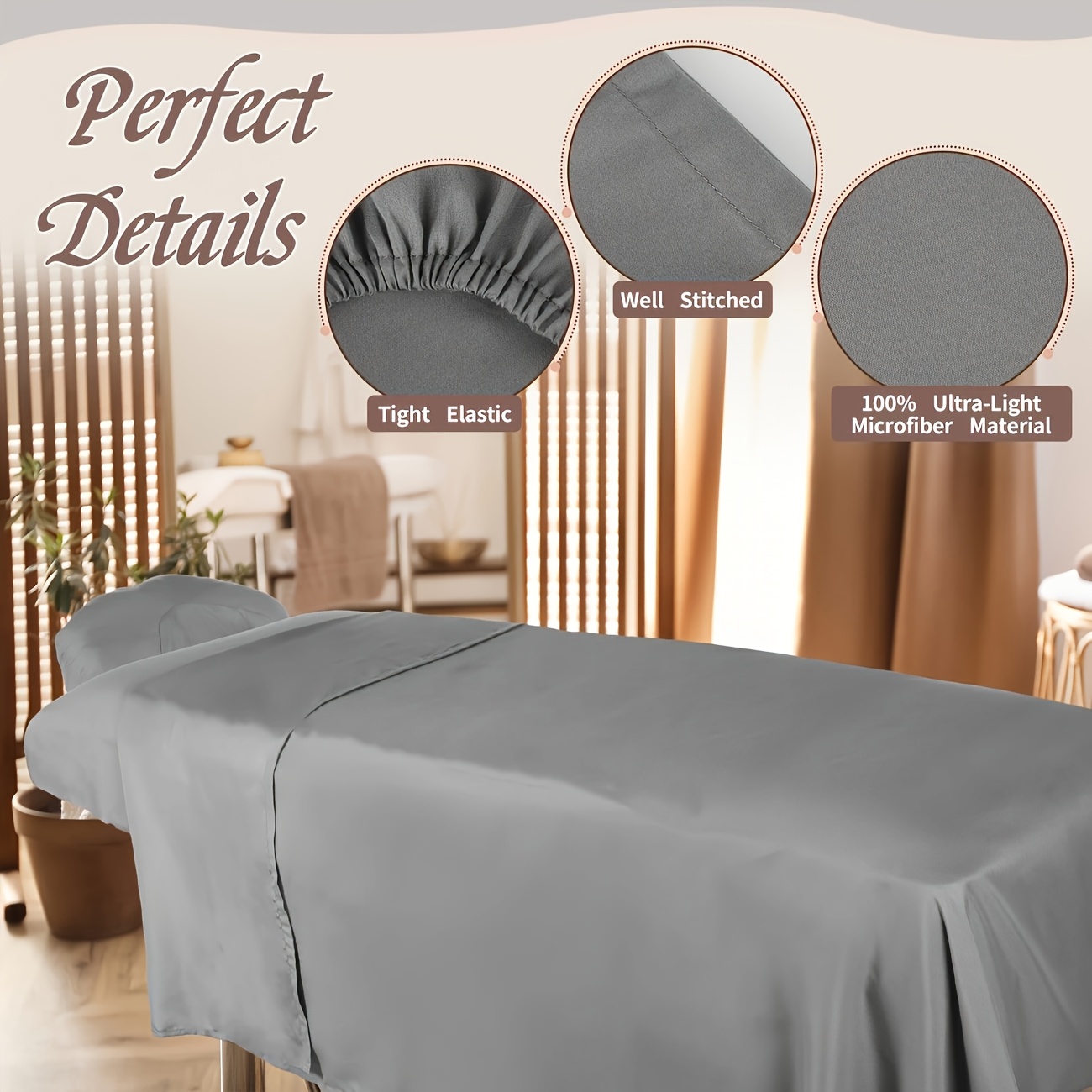 massage sheets sold on Temu Canada