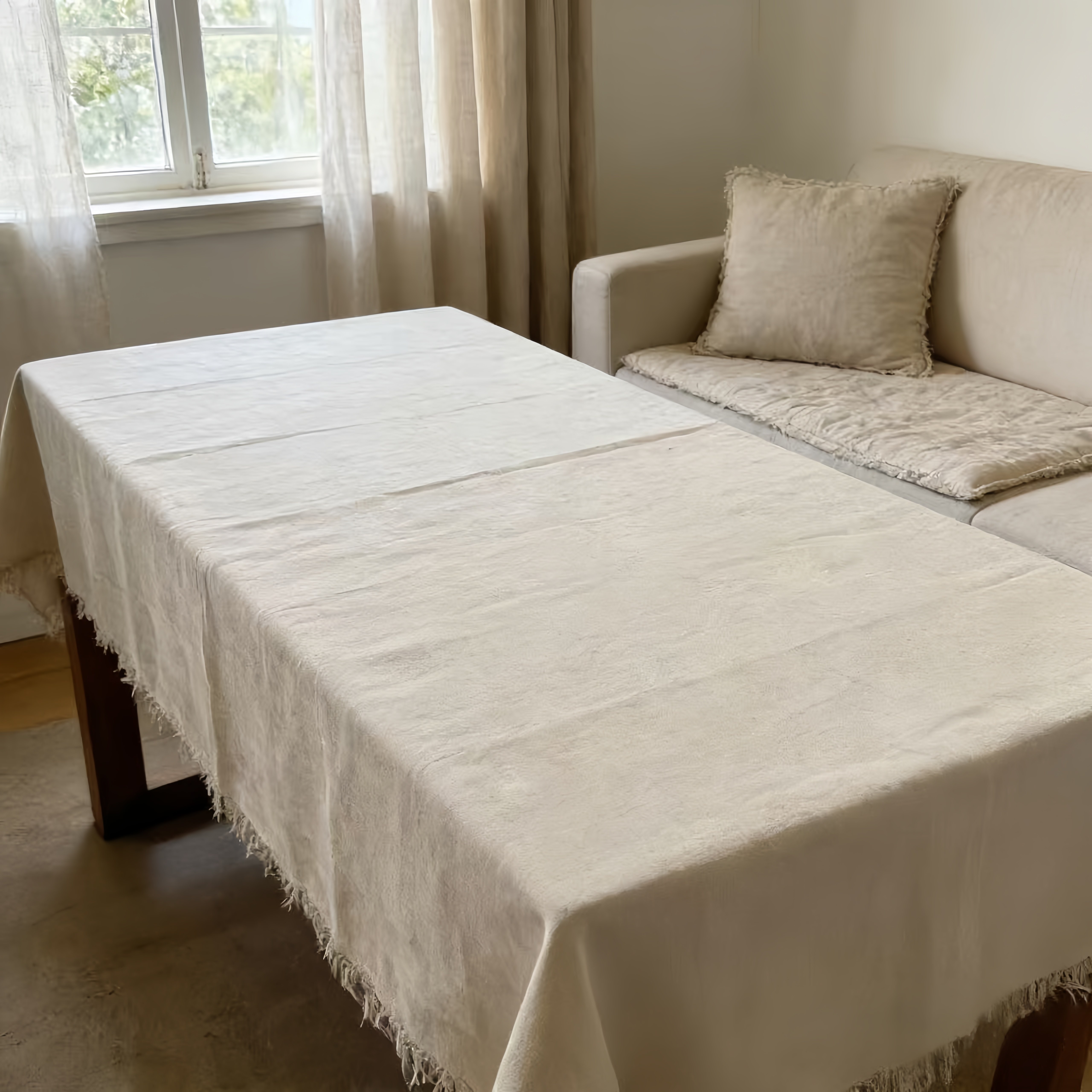 linen fabric sold on Temu United States