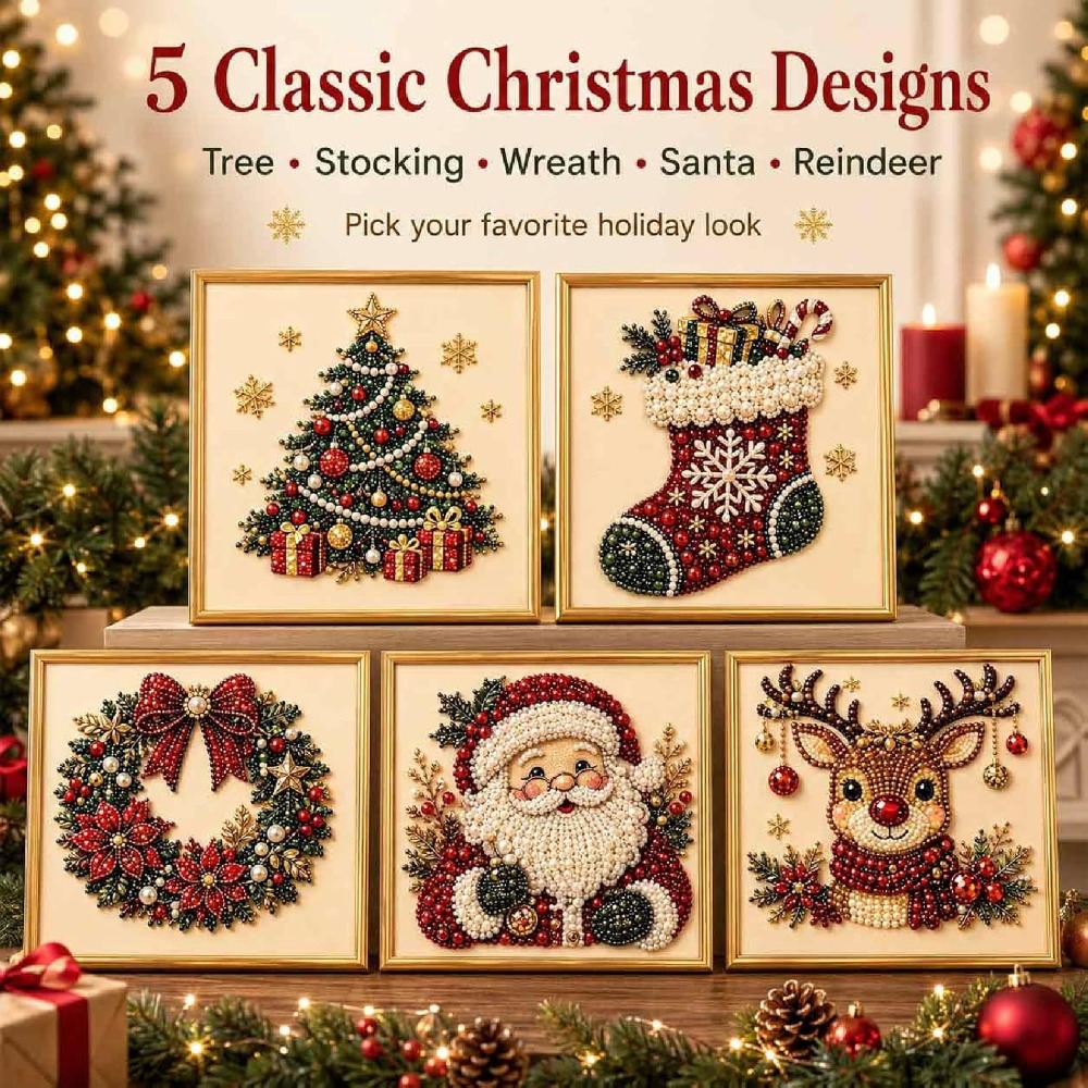 diamond painting christmas sold on Temu United States