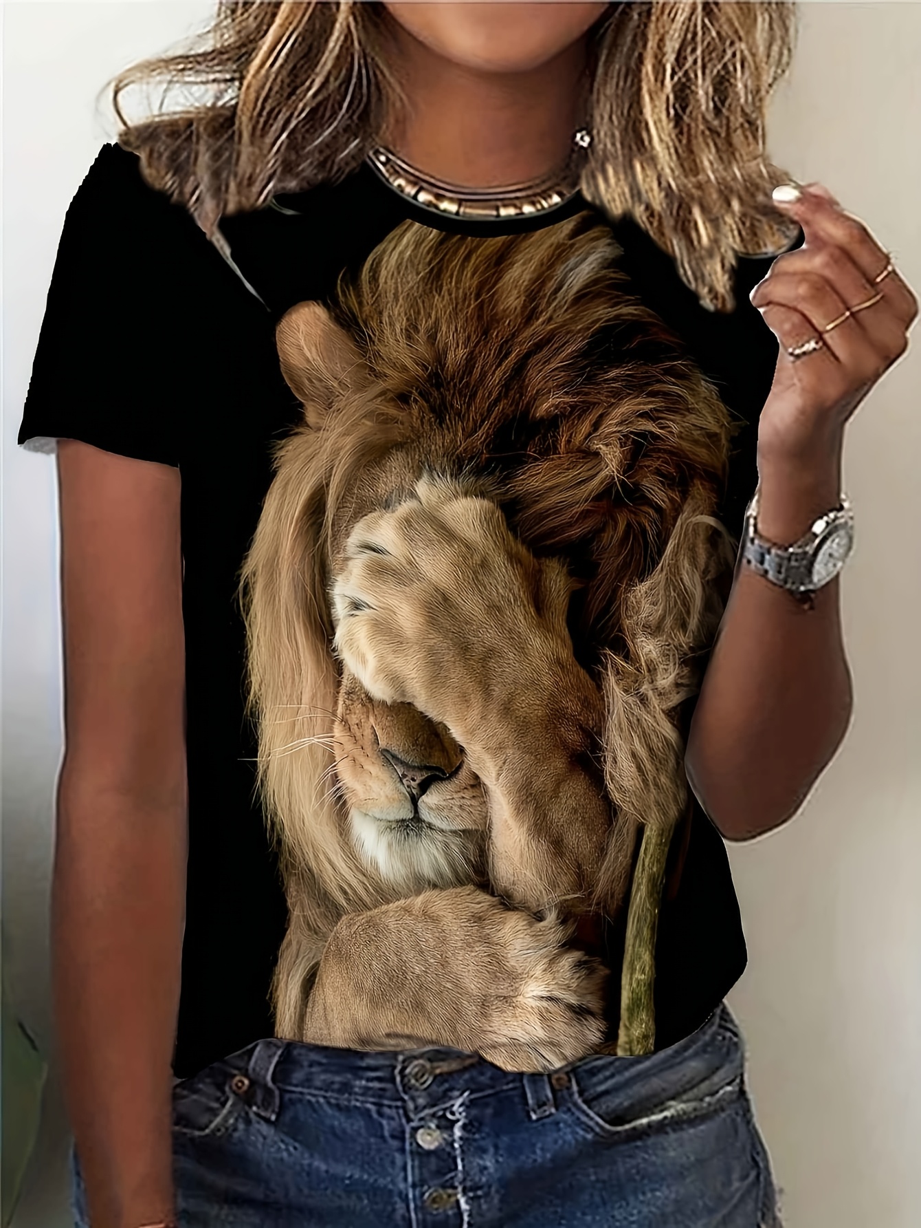 lion shirt sold on Temu United States