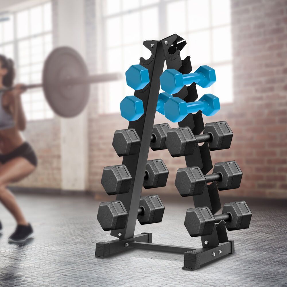Dumbbell Rack Heavy Duty All-in-One Weight Rack - 1000lb Capacity ...