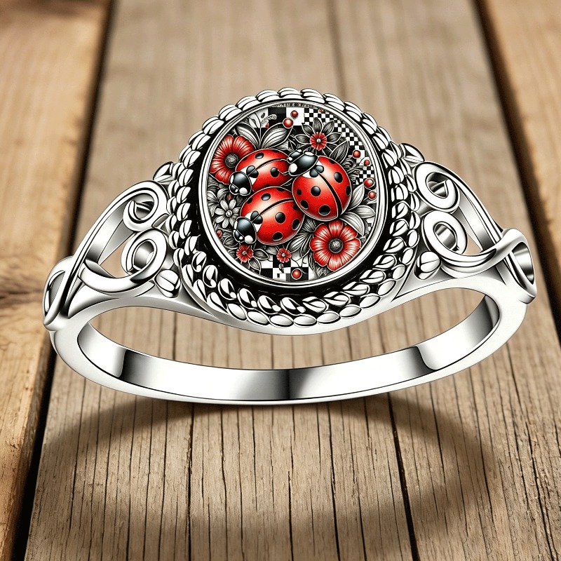 ladybug jewelry sold on Temu United States