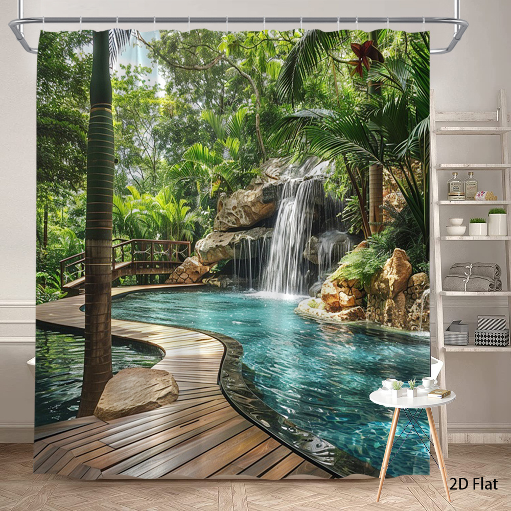 shower curtains for bathroom sold on Temu United States