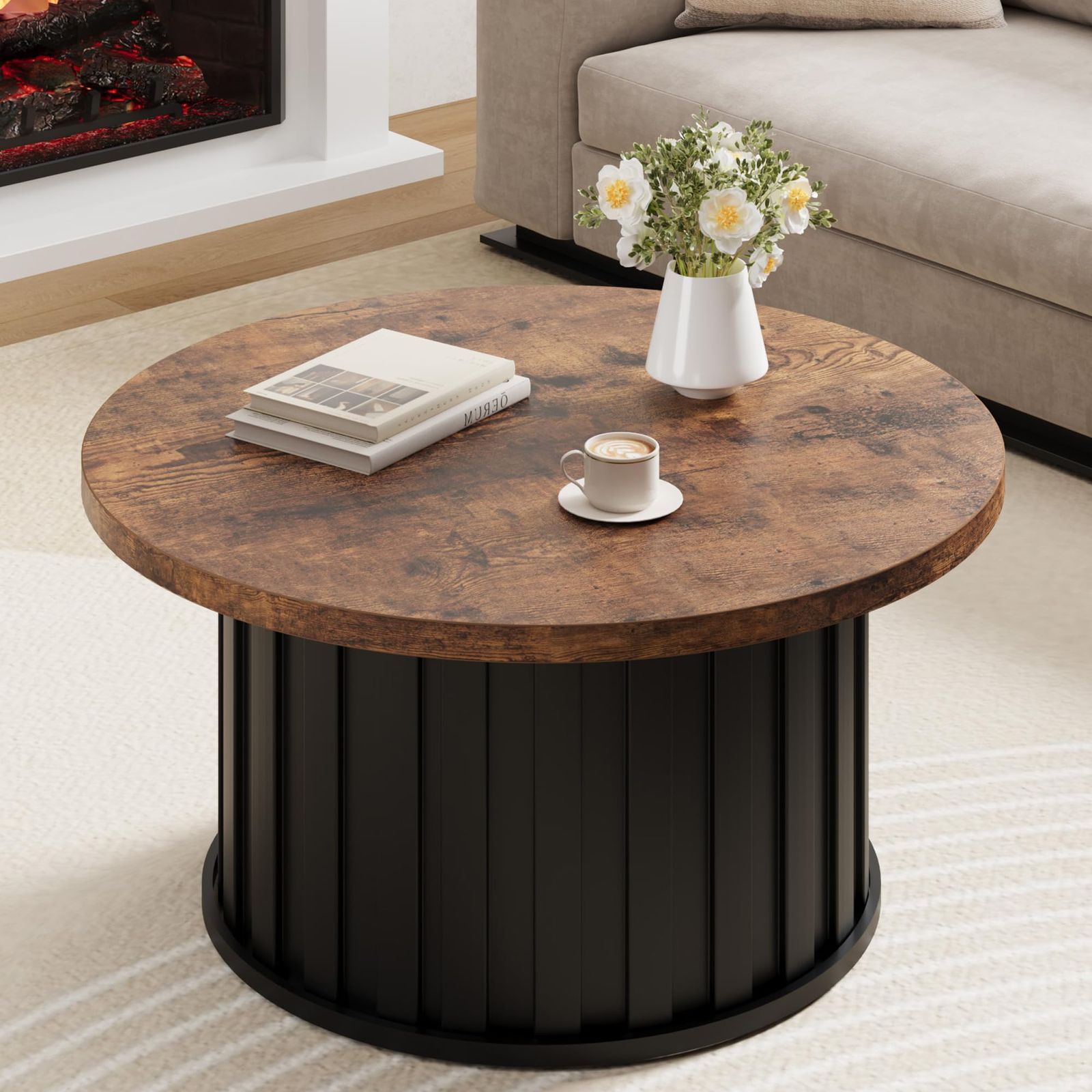 round coffee tables sold on Temu United States