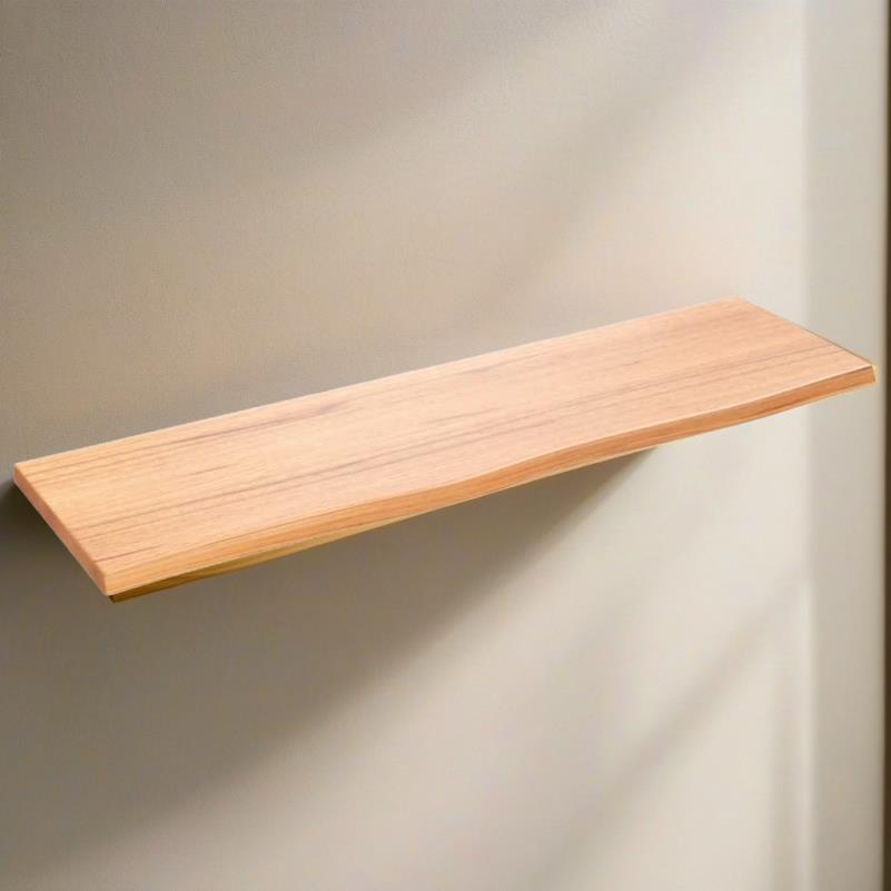 wall shelf light brown treated wood home decor - Temu Canada