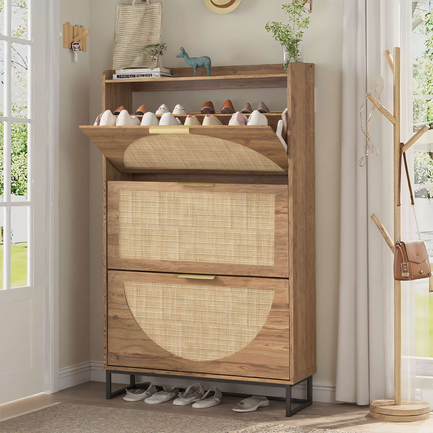 shoe cabinet entryway sold on Temu Canada