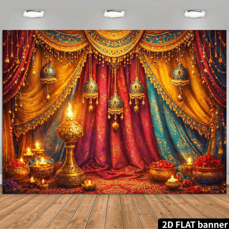 indian backdrops sold on Temu United States