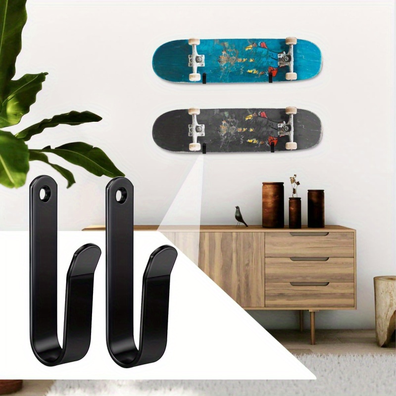 Skateboard Rack PEUTIER 4pcs Snowboard Wall Mount Horizontal, Snowboard ...
