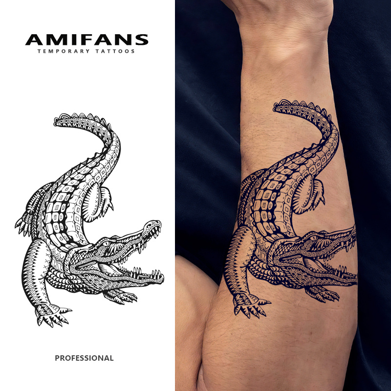 Crocodile Temporary Tattoos