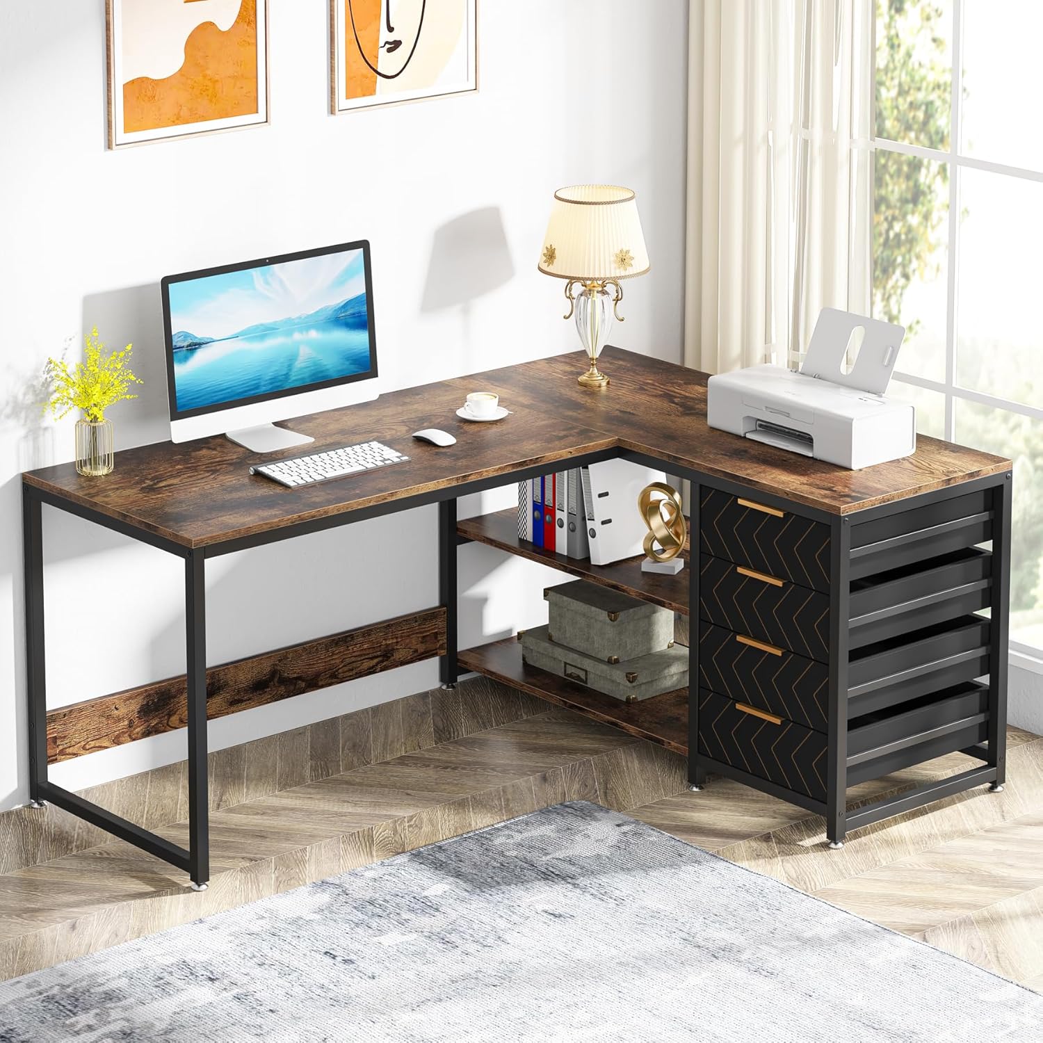 l shaped desk - Luxembourg