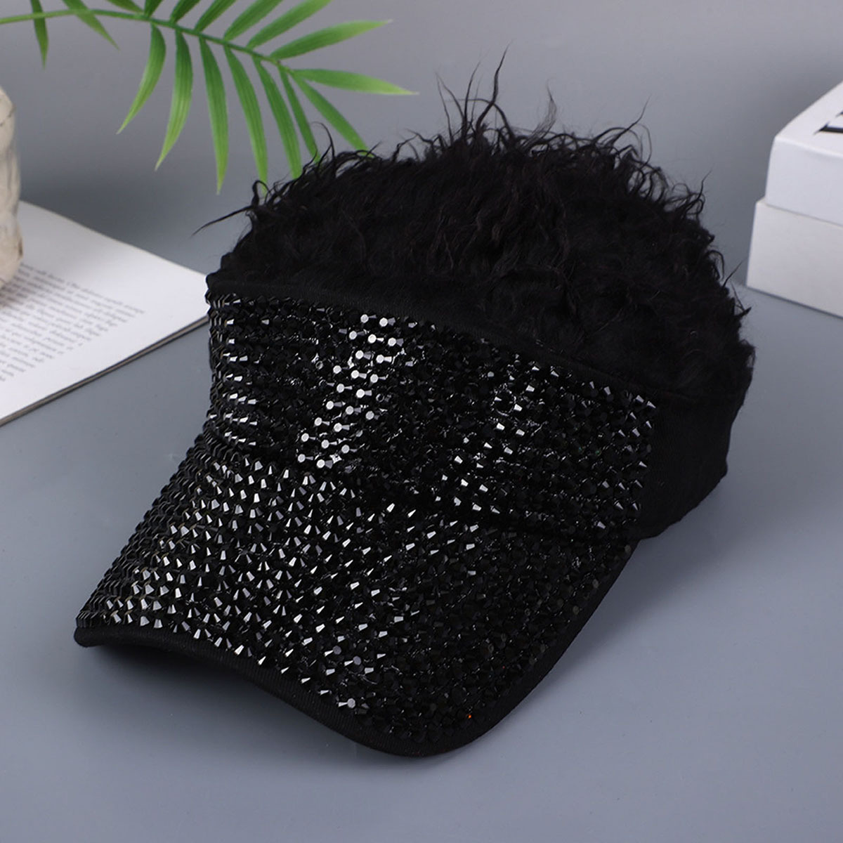 hats with braids sold on Temu United States