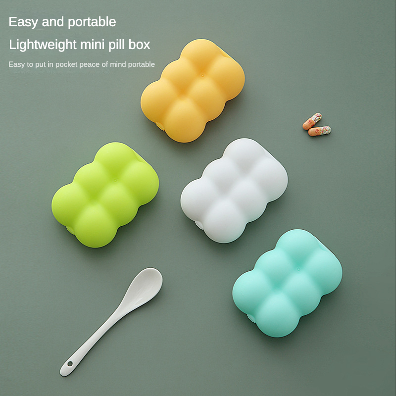 6 Portable Pill Organizer Box Case Medicine Box - Temu
