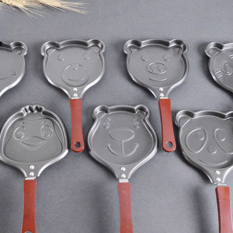 1pc 5 51inch Bear Frying Pan Mini Animal Shaped Fried Egg Pan Creative ...
