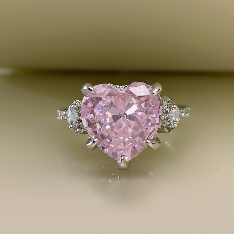 1pc Elegant Ring With Heart Design For Men And Women | Shop Now For ...