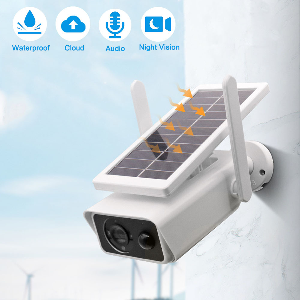 Solar Camera 3mp Wifi Ip Camera Outdoor Wireless Surveillance Security ...