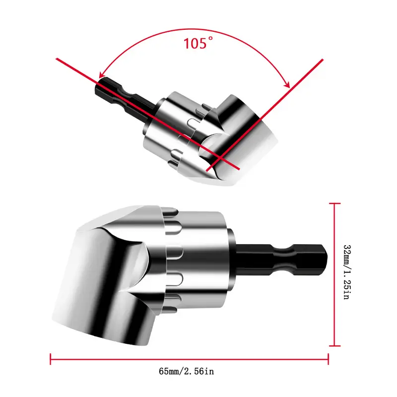 105 Degree Angle Nozzle Bits Electric Screwdriver Adapter - Temu 105 Degree Angle Nozzle Bits Electric Screwdriver Adapter - Temu