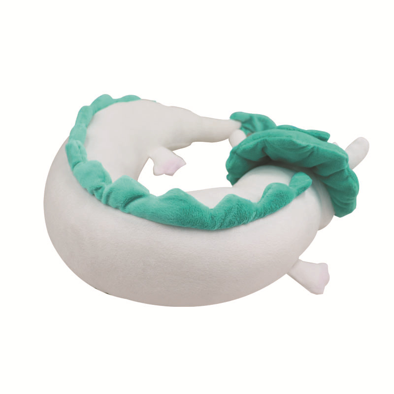 Cartoon Little White Dragon Toy Anime Cute U Shape Plush Stuffed Toys ...
