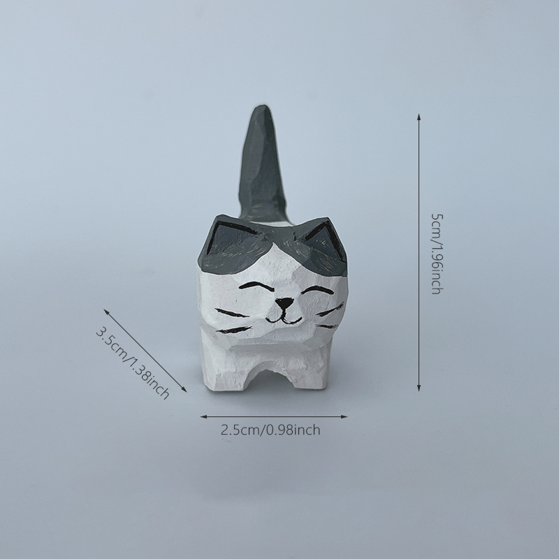 Cat Mini Ornaments Cat Figurine Desktop Miniature Cat - Temu