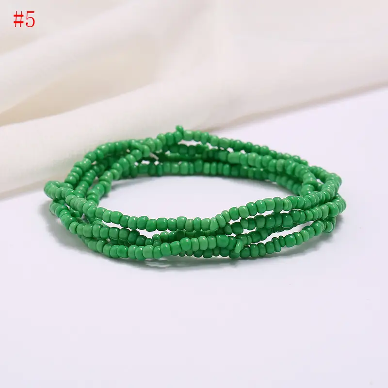 Waist Beads Chains Women Colorful Handmade Bead Chains Temu