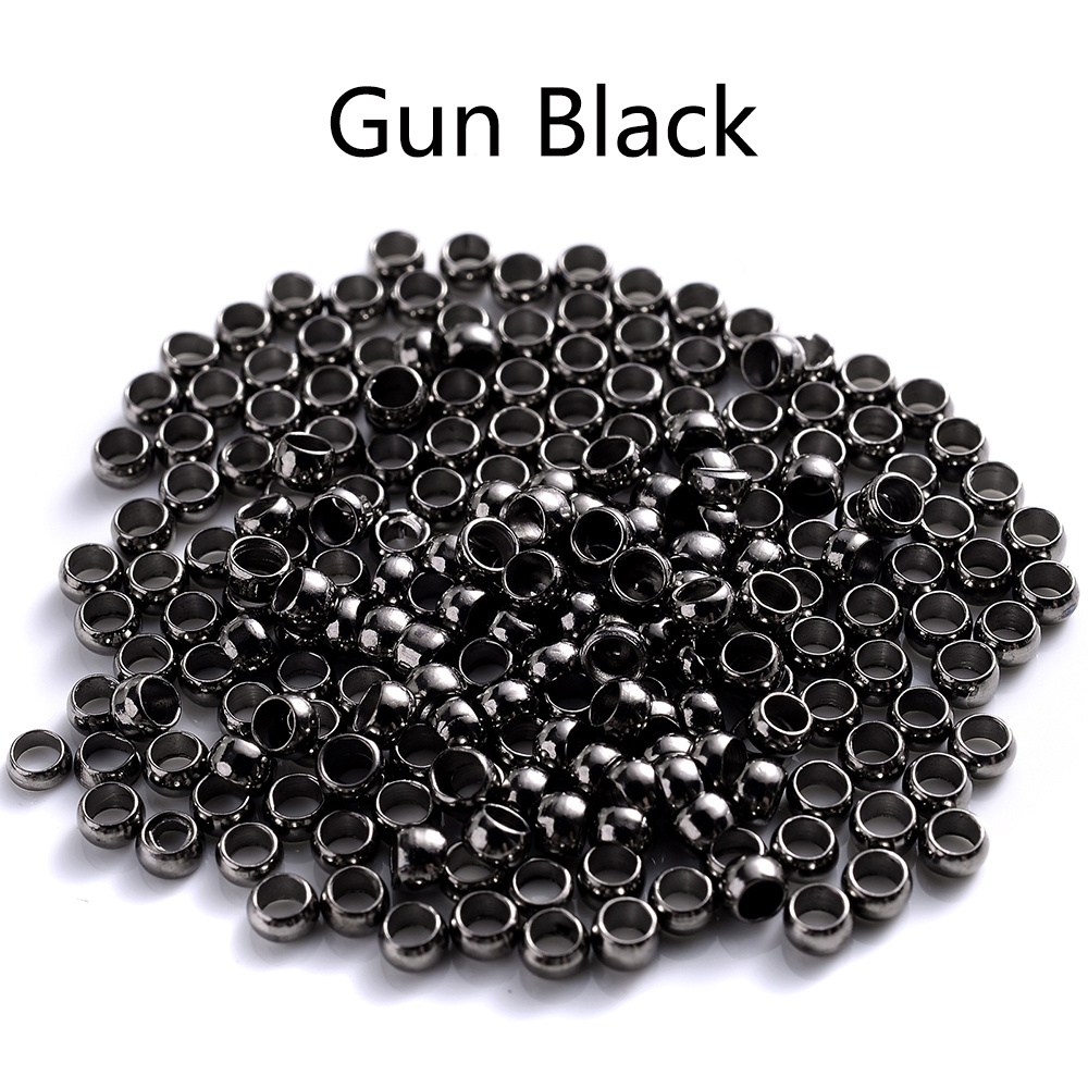 Ball Crimp End Beads Stopper Spacer Beads Diy Necklace - Temu United ...