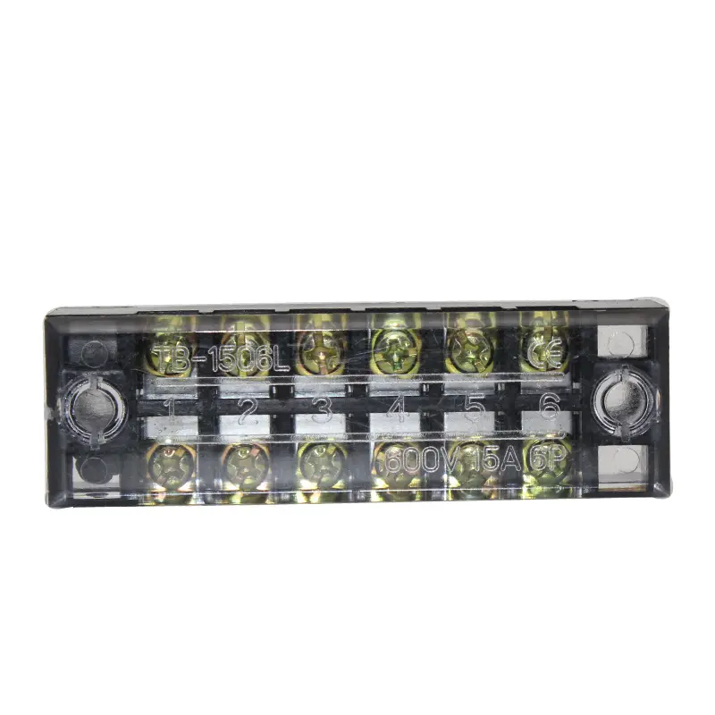 Tb1506 15a6 6 section Copper Terminal Blocks Short circuit - Temu Tb1506 15a6 6 section Copper Terminal Blocks Short circuit - Temu