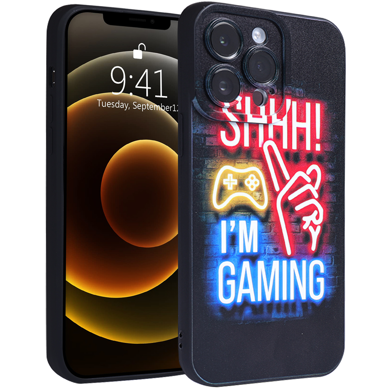 Shockproof Gaming Protective Mobile Phone Case, Raised Edge 360 Degree ...