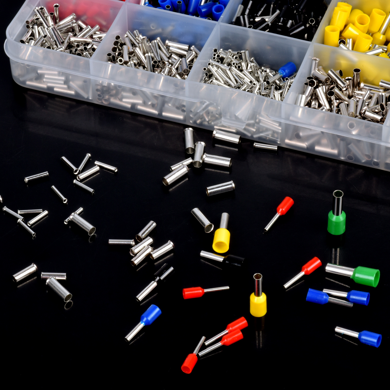 12 22 Awg Wire Terminal Ferrules Insulated/ Non Insulated - Temu