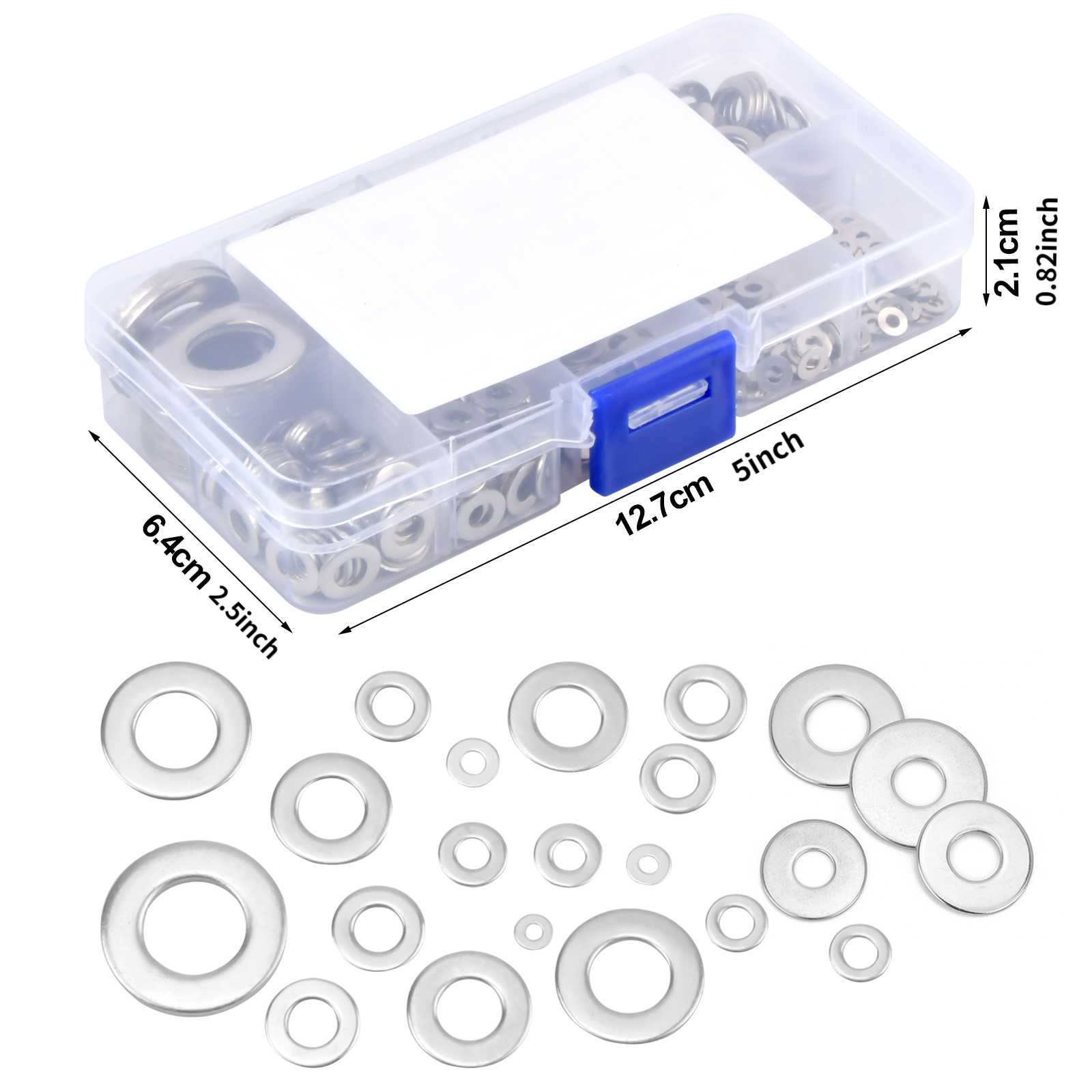 Flat Washer 9 Size Stainless Steel Assorted Flat Washers Set - Temu Norway