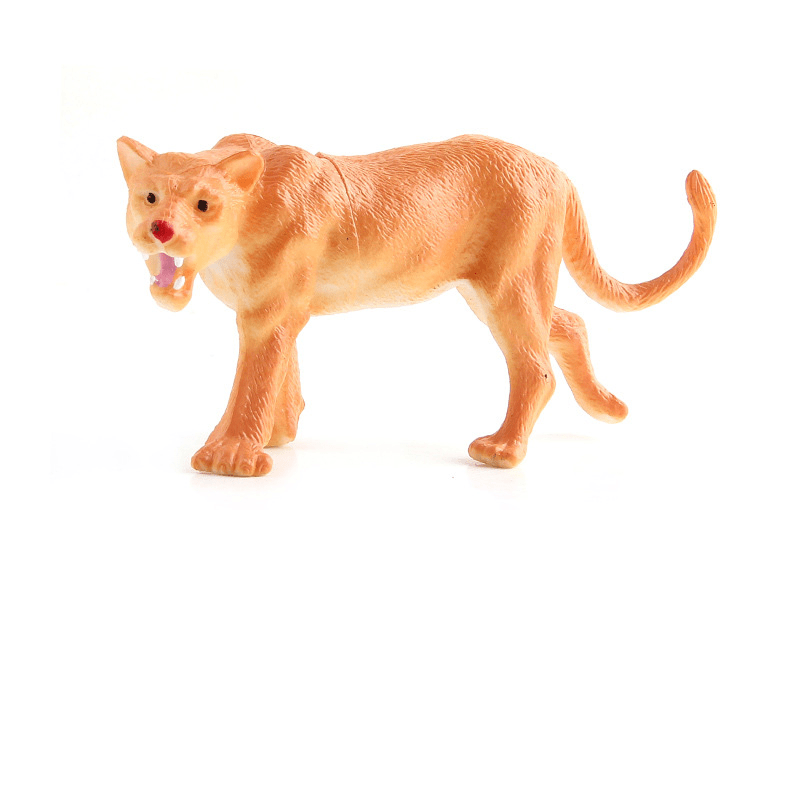 1pc Animal Model Hollow Wild Tiger Lion Cow Plastic Simulation Animal ...