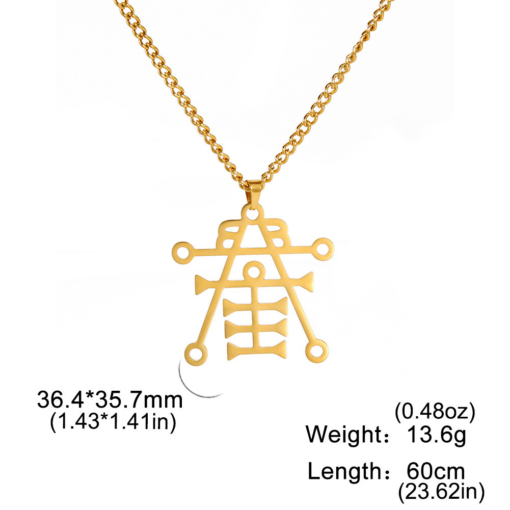 Anubis Stainless Steel Men's Necklace Egyptian - Temu