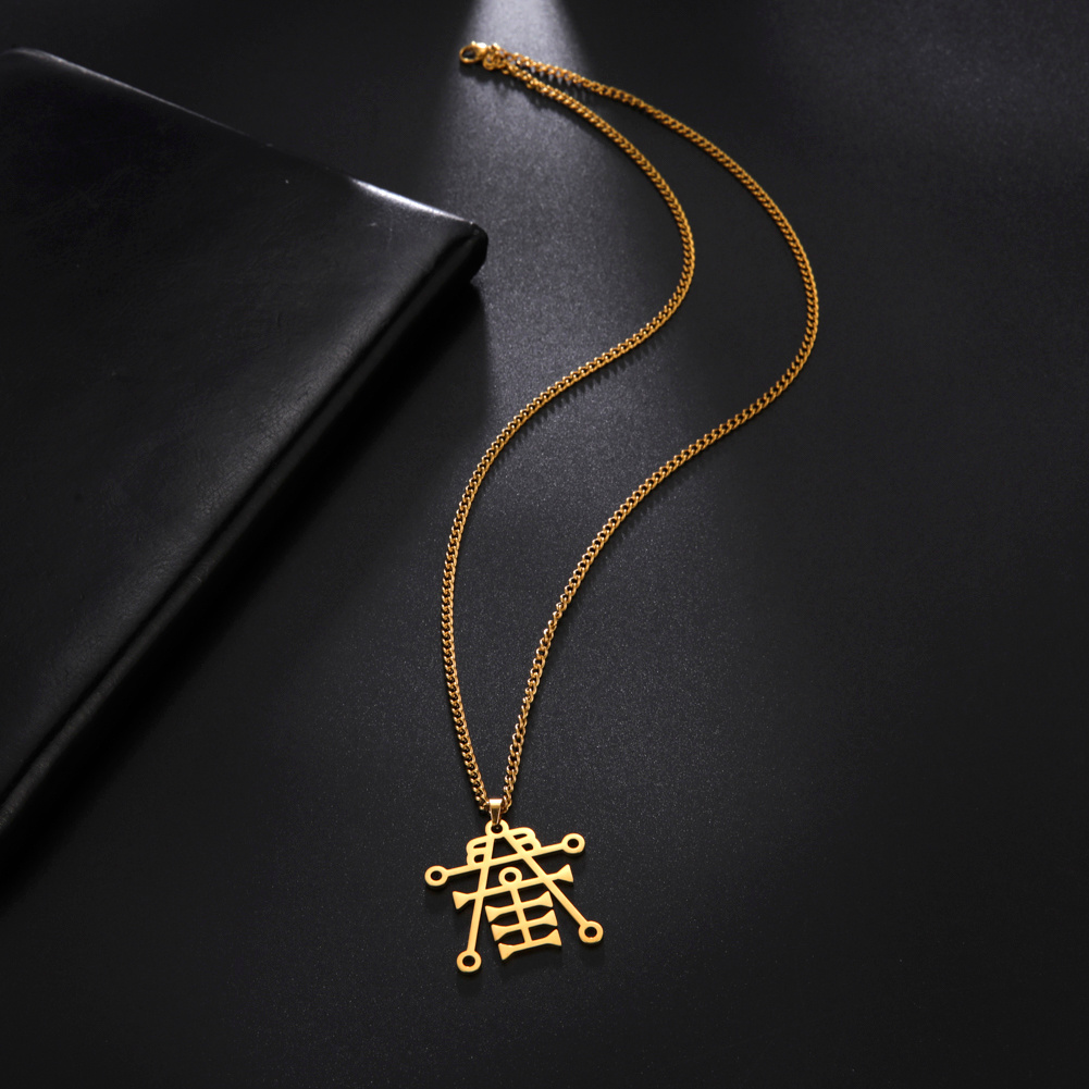 Anubis Stainless Steel Men's Necklace Egyptian - Temu