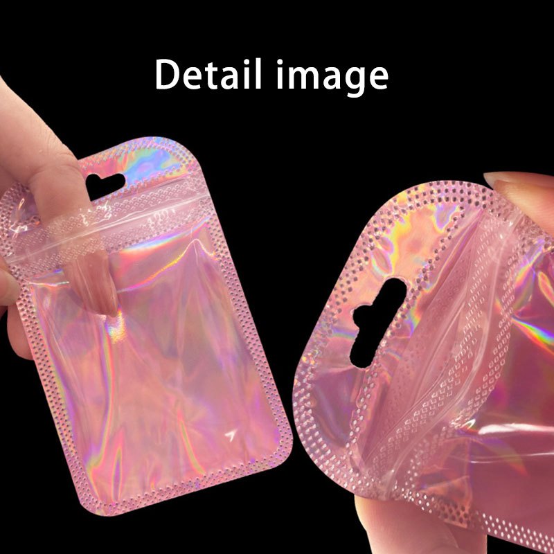 Iridescent Self Sealing Opp Bags Pouches Laser Iridescent - Temu
