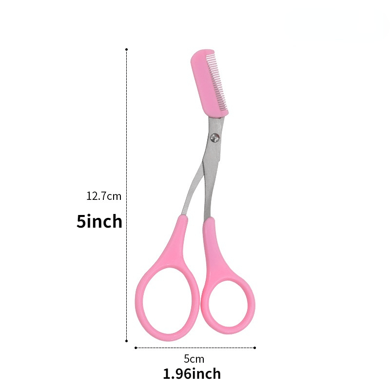 eyebrow scissors comb stainless steel eyebrow trimming - Temu