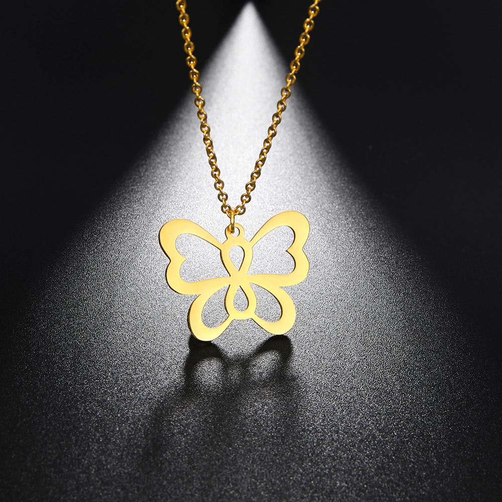 Hollow Butterfly Shape Pendant Necklace Drop Earrings 18k - Temu Australia