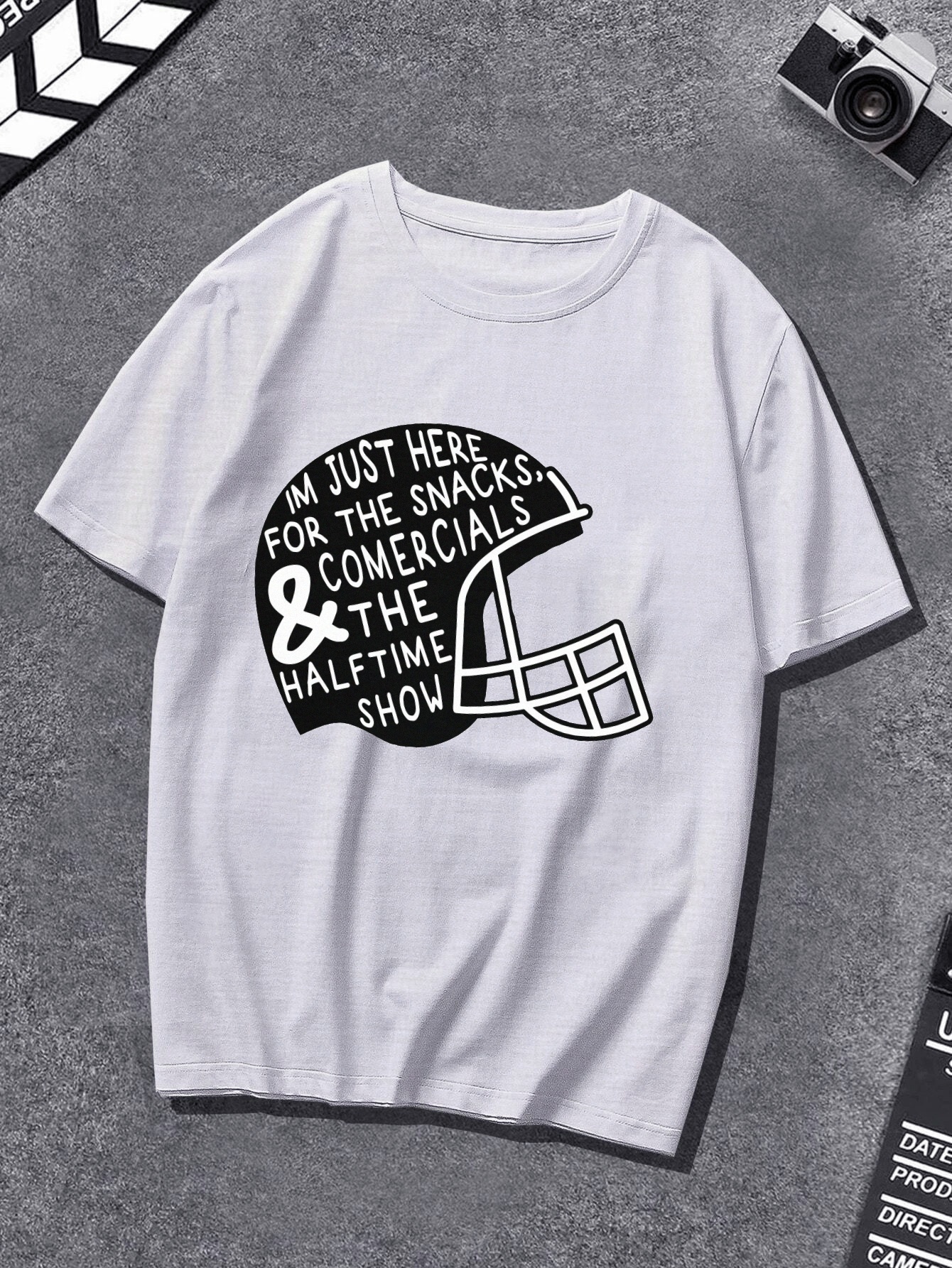 Men's "'m Halftime Show" Print Casual Round Neck Short - Temu Australia