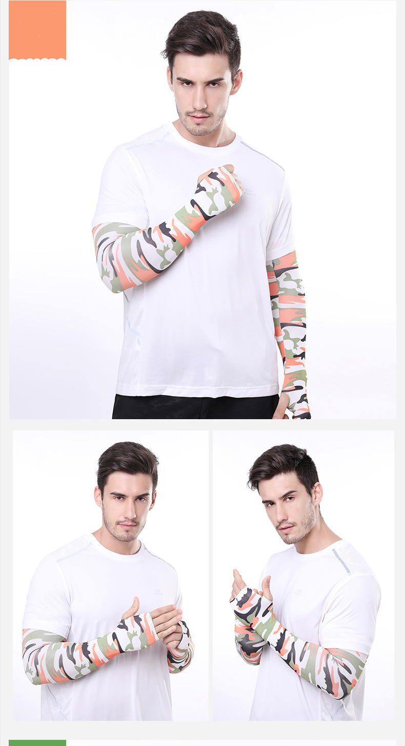 Breathable Camouflage Uv Protection Arm Sleeves Outdoor - Temu