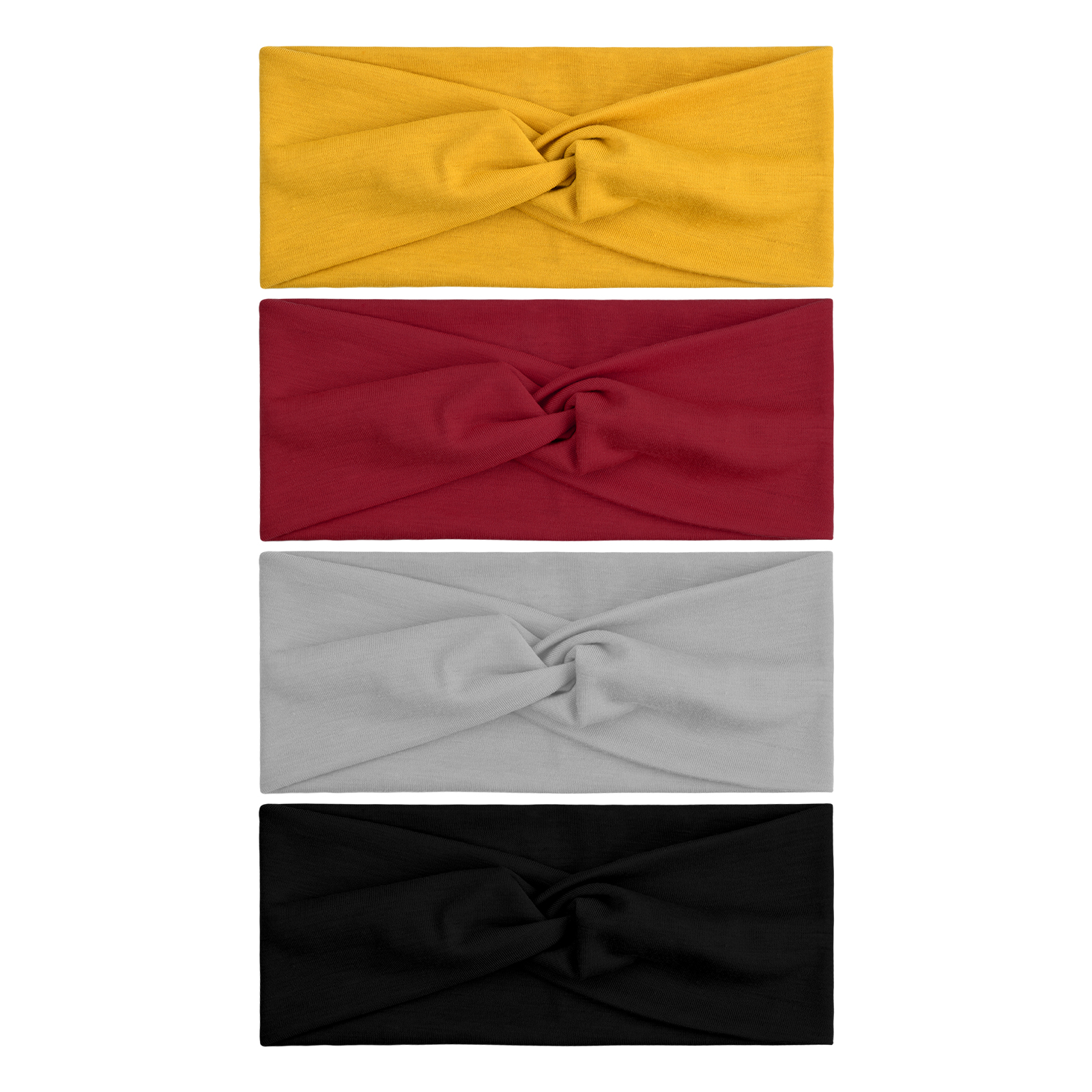 Headbands For Women 4 Pieces Yoga Sport Elastic Wide Head Scarf ...