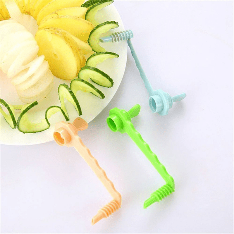 1pc Twisted Potato Slicer Carrot Spiral Slicer Cutter Kitchen Cooking ...