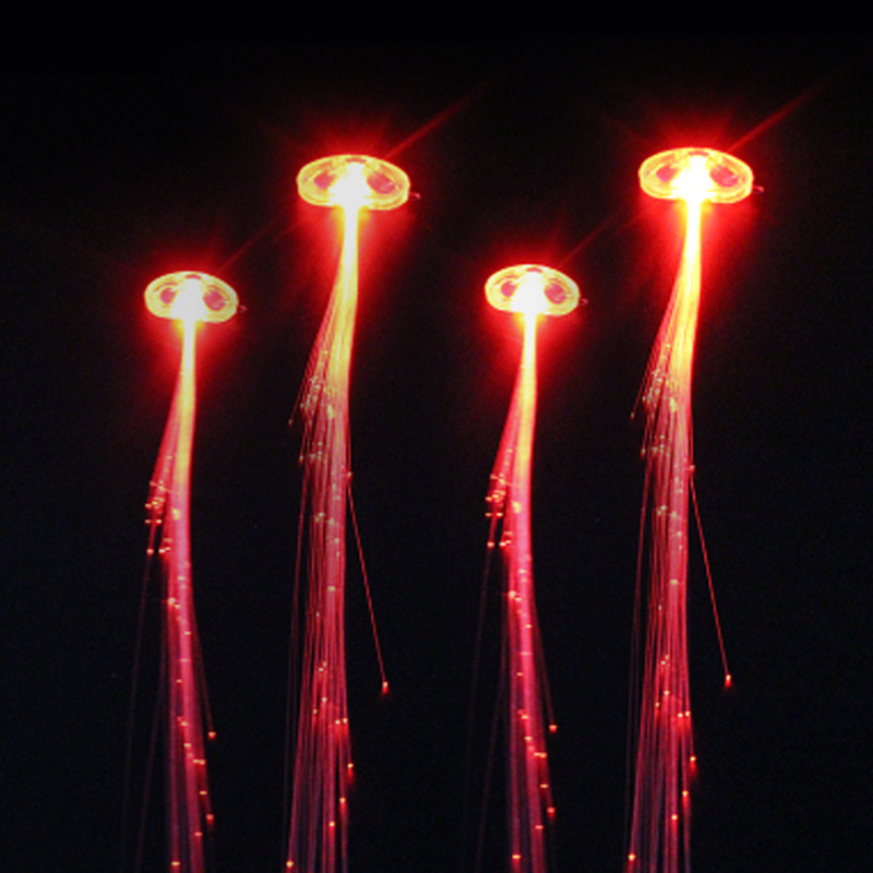 1pc Led Light Up Hair Clip Colored Reflective Flash Hairpin Party ...