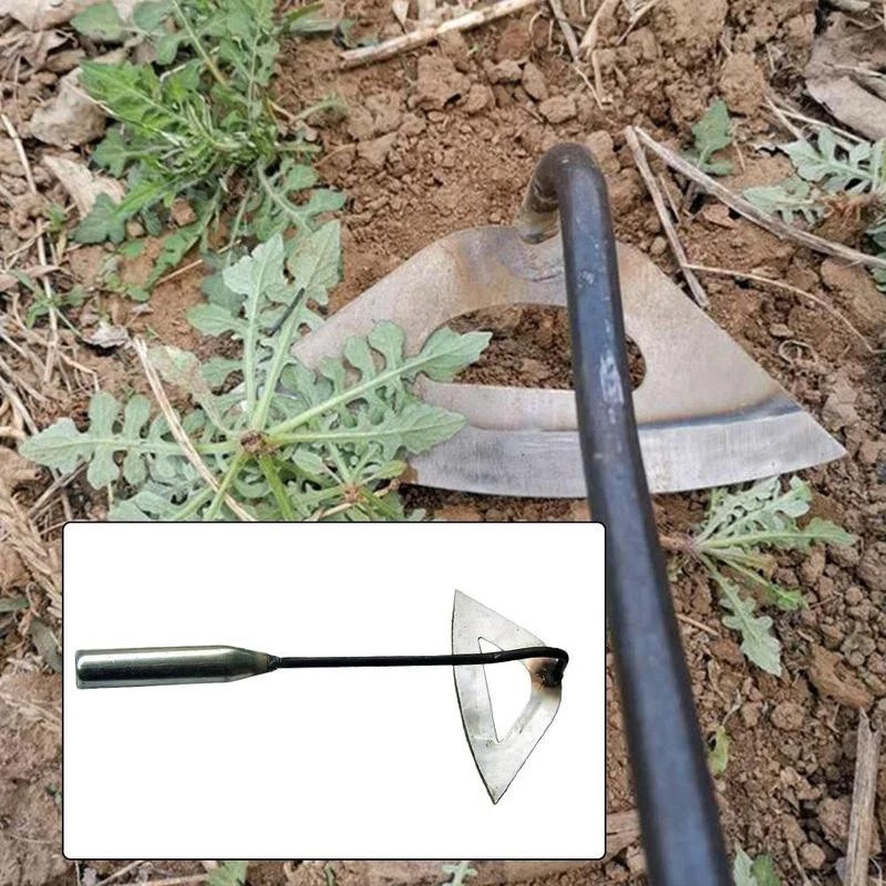 Steel Hardened Hollow Hoe Handheld Gardening Weeding Rake - Temu