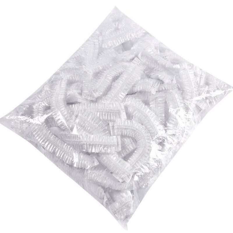 100pcs Disposable Food Cover Plastic Wrap Elastic Food Lids For Fruit ...