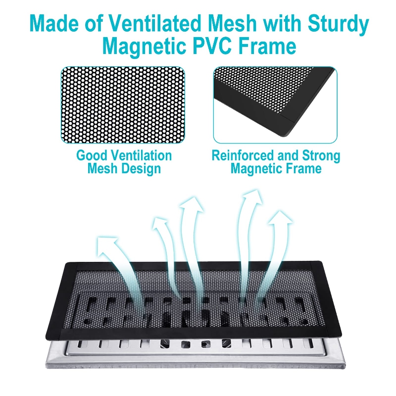 Magnetic Pvc Vent Mesh Cover Plastic Air Vent Screen Cover - Temu