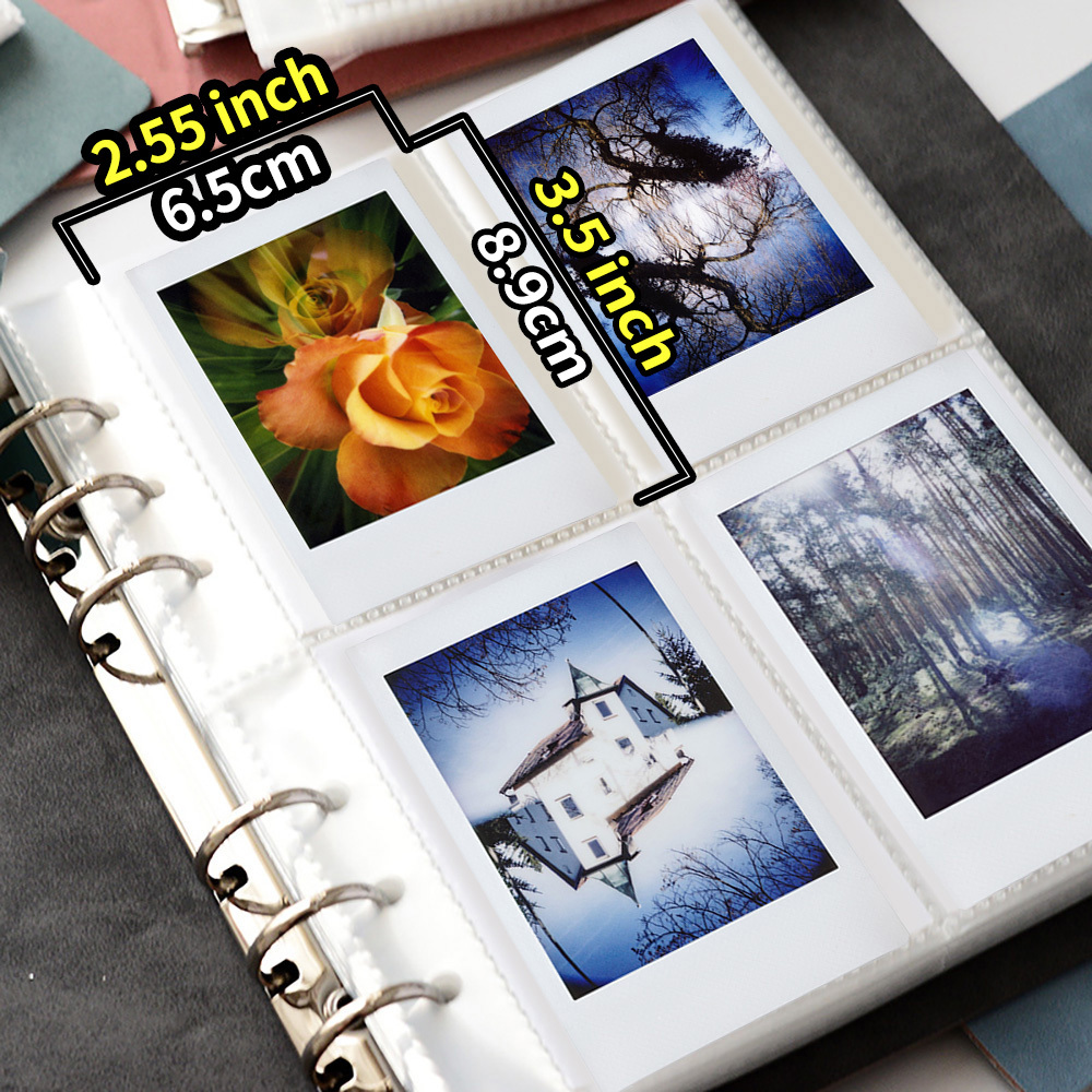 Photo Album 200 Pockets Photo Album Display Credit Card - Temu