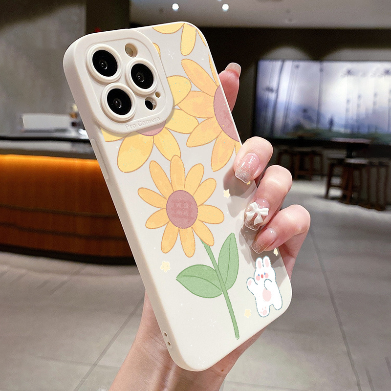 bunny flower shockproof slim protective case - Temu New Zealand