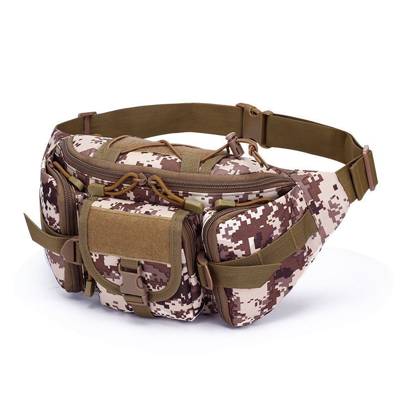 Waterproof Nylon Tactical Waist Bag Outdoor Camping Hiking Sport Chest ...