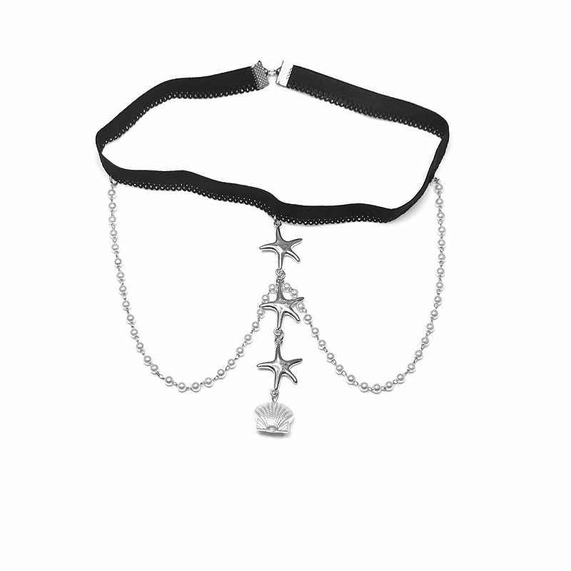 Starfish Shell Shape Pendant Leg Chain Summer Beach Jewelry For Women ...