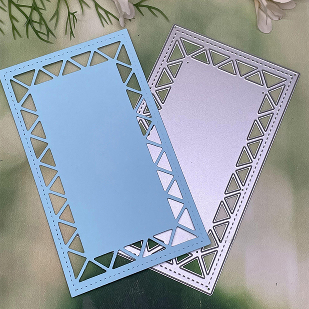 rectangle border background frame cut stencils card paper - Temu ...