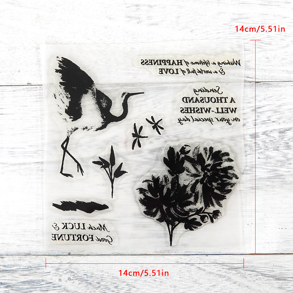 Crane Metal Cutting Dies And Stamps Clear Silicone Stamps Scrapbooking ...